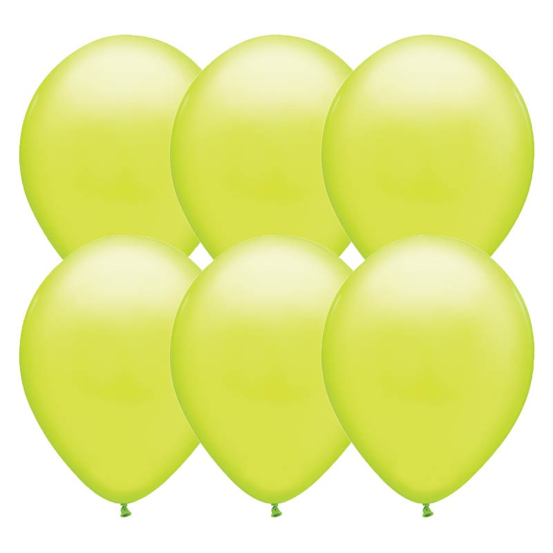 Chartreuse Zöld Lufi - 28 cm, 25 db | Party Kellék Webshop