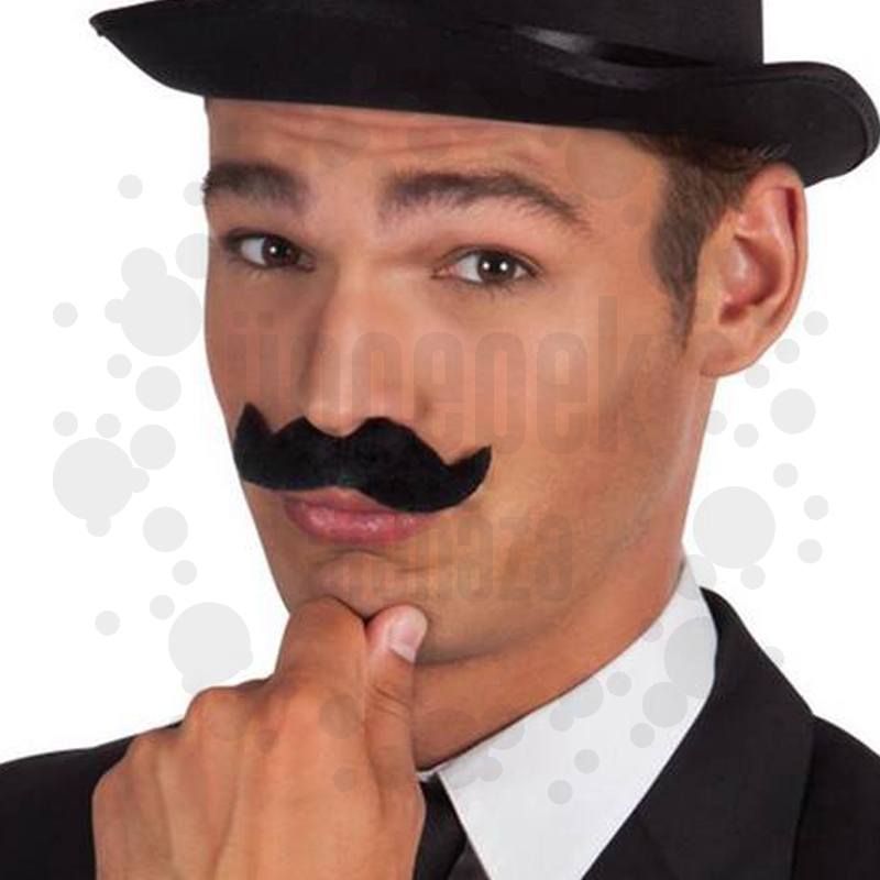 Fekete Gentleman Bajusz | Party Kellék Webshop