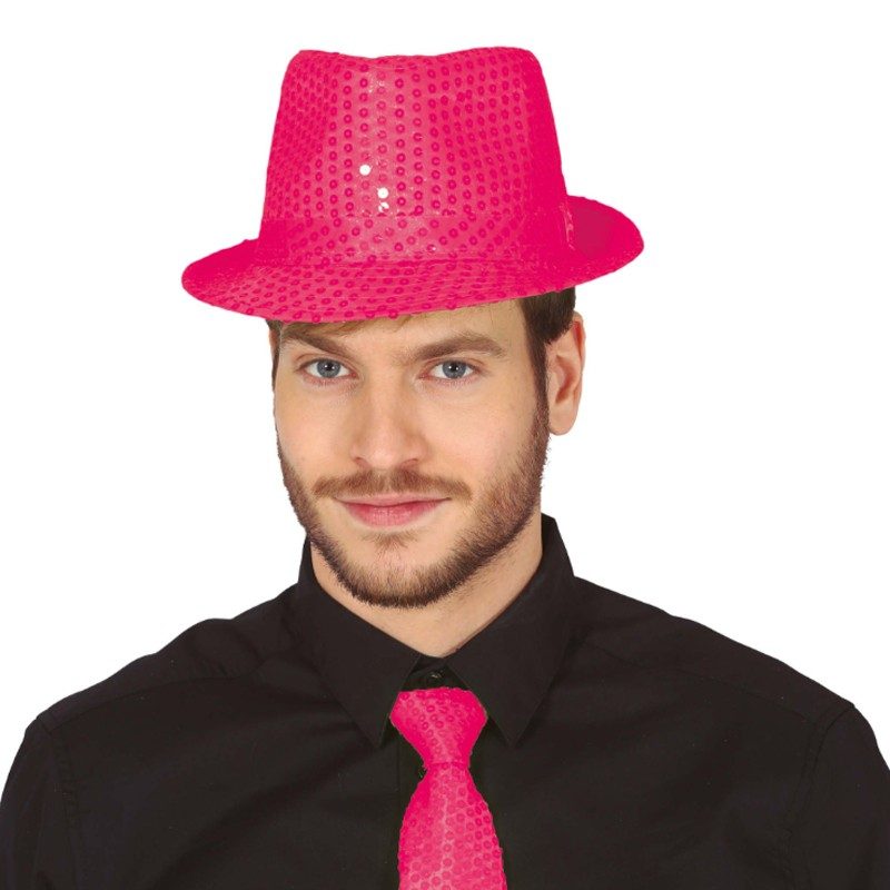 Rózsaszín Flitteres Party Kalap | Party Kellék Webshop