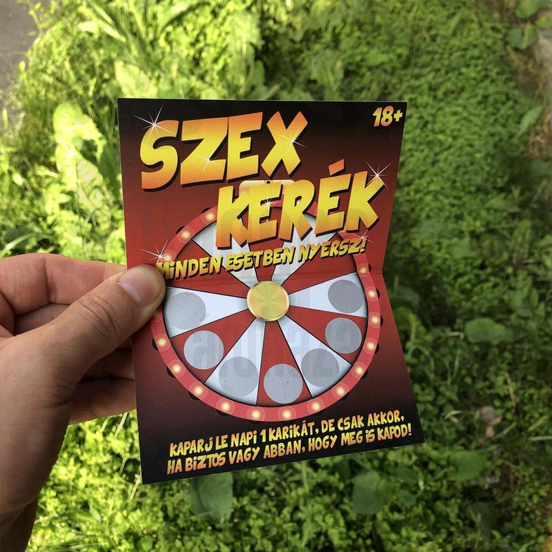Kaparós Képeslap: Szex Kerék | Party Kellék Webshop