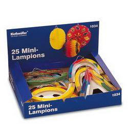 Vegyes Mini Lampion | Party Kellék Webshop